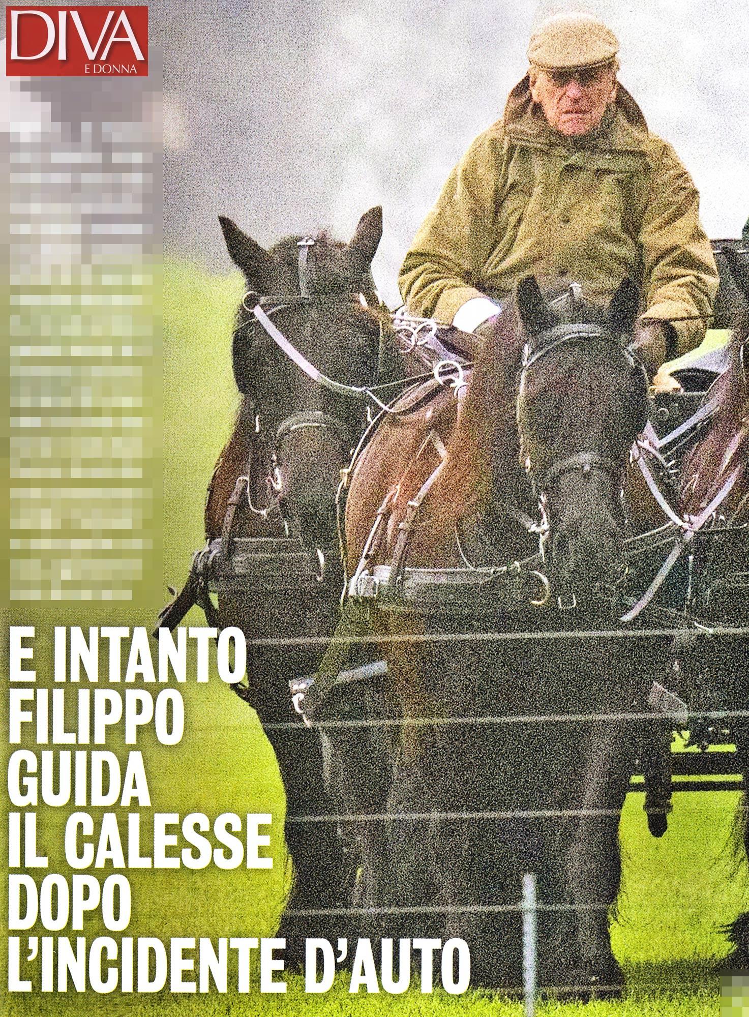 Elisabetta shëtitje me kalë, princi Philip e ndjek me karrocë ...