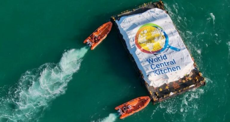 First humanitarian aid ship arrives in Gaza with 200 tons of food ...