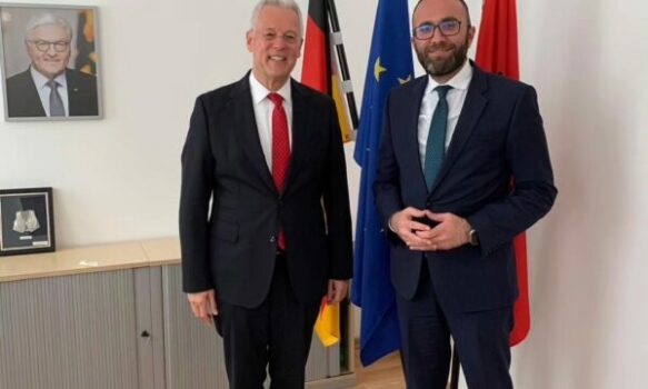 German Ambassador meets with Bardhi, Bergner: Peaceful participation of ...