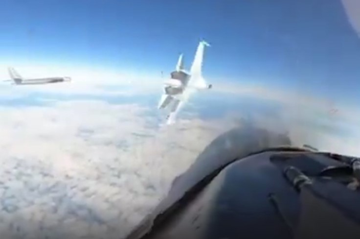 VIDEO/ Dramatic incident in the air, Russian fighter jet almost ...