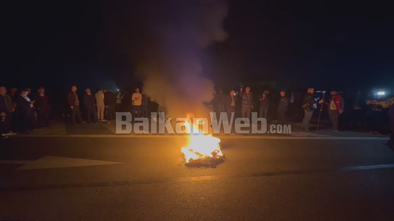 VIDEO/ Civil disobedience, tires are burned in Milot too – Balkanweb ...