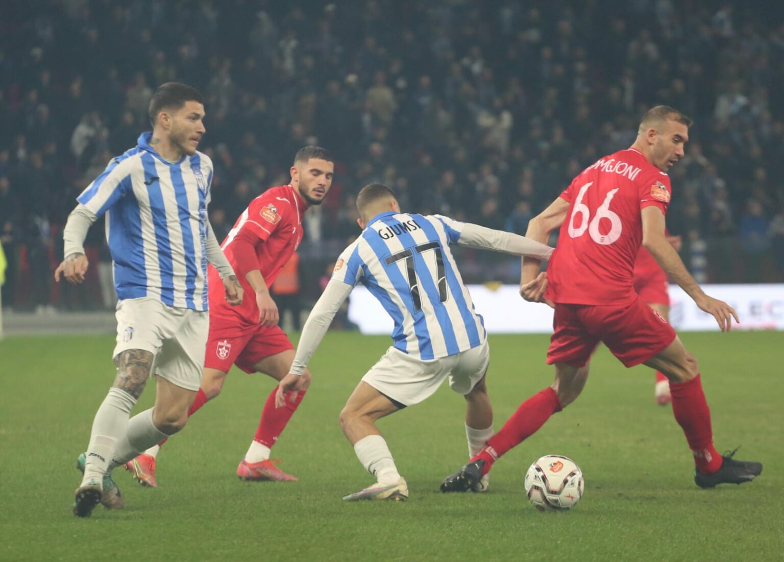 Tirana-Partizani derby, 4 players left the field… injured – Balkanweb ...
