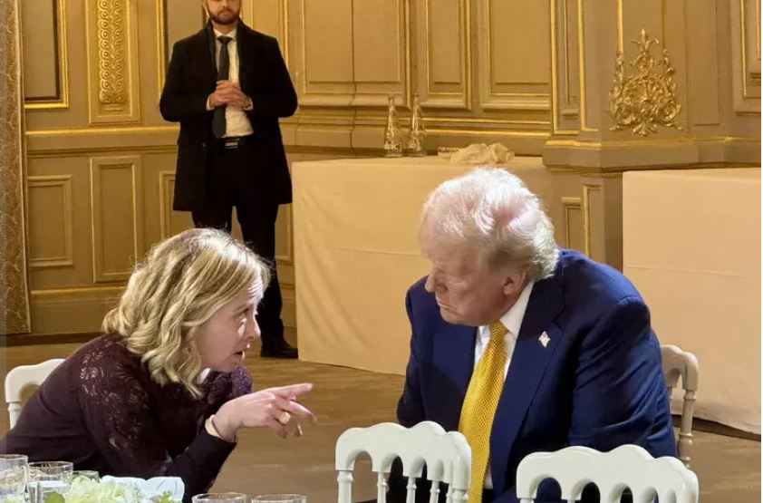 Trump praises Giorgia Meloni after meeting in Paris: Excellent ...