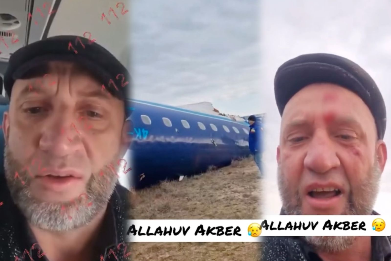 Amazing moment/ The passenger who took the video inside the plane as it ...