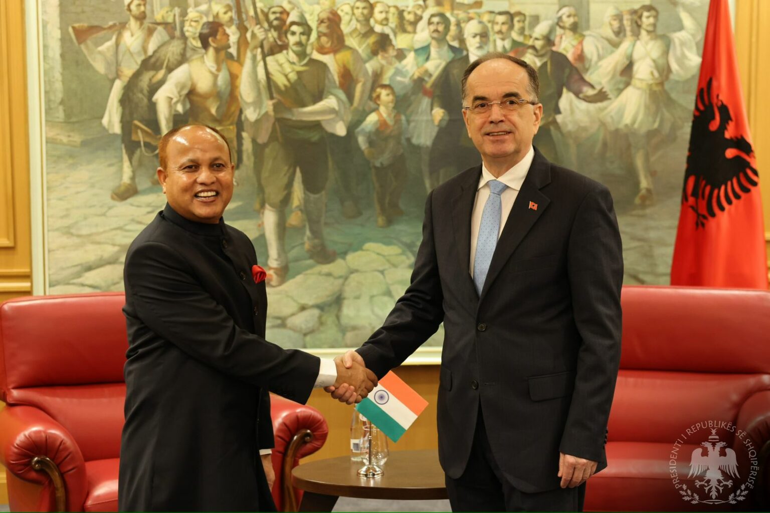 President Begaj welcomes the Ambassador of India to Albania, expresses ...