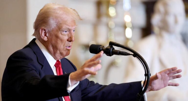 President Trump at Prayer Breakfast, calls for Americans to bring God ...