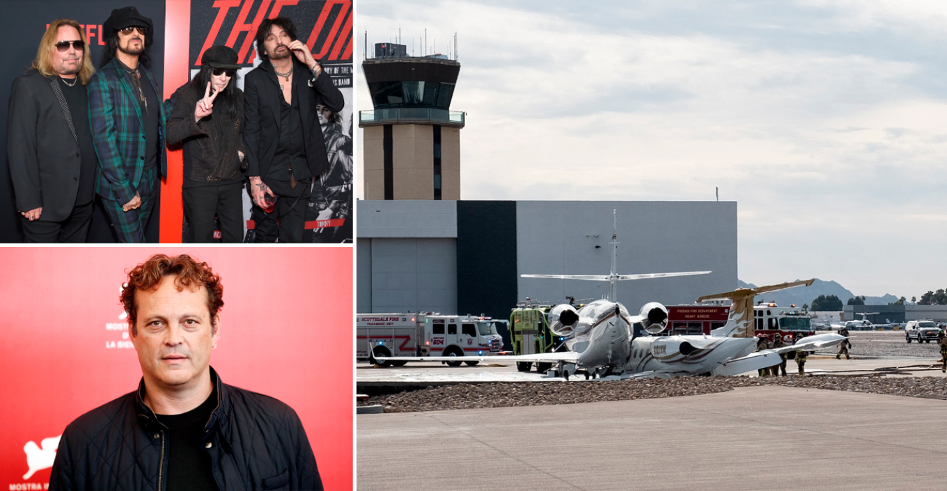 Motley Crue's plane collides with Vince Vaughn's in Arizona, pilot dies ...