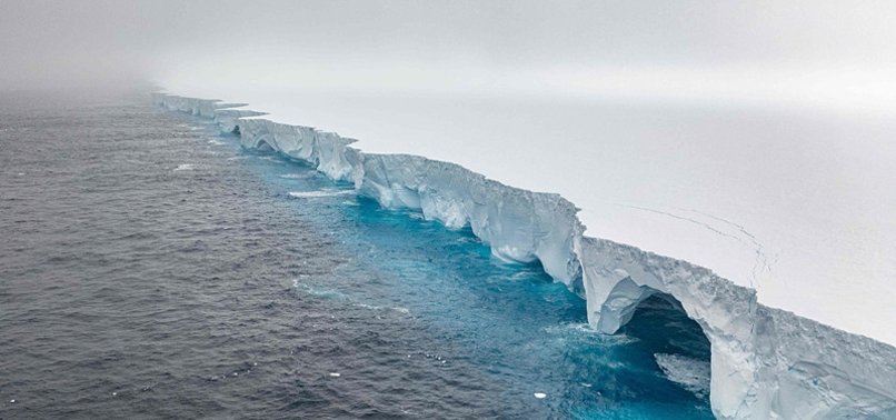 The world's largest iceberg is located on a remote South Atlantic ...