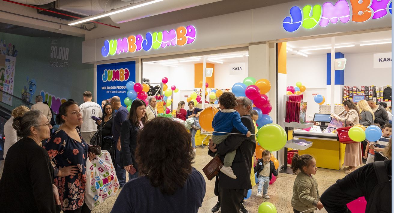 10 Jumbo stores in Albania. Now also in the Emerald Center – Balkanweb ...