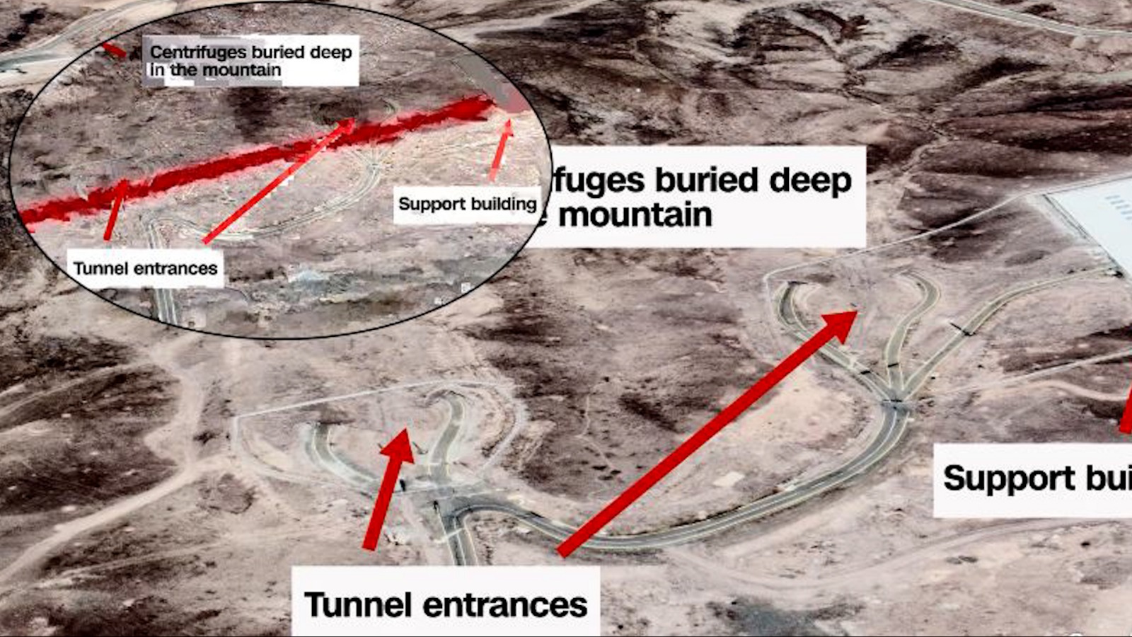 VIDEO/ Five tunnels inside a mountain and protected by bunkers up to ...