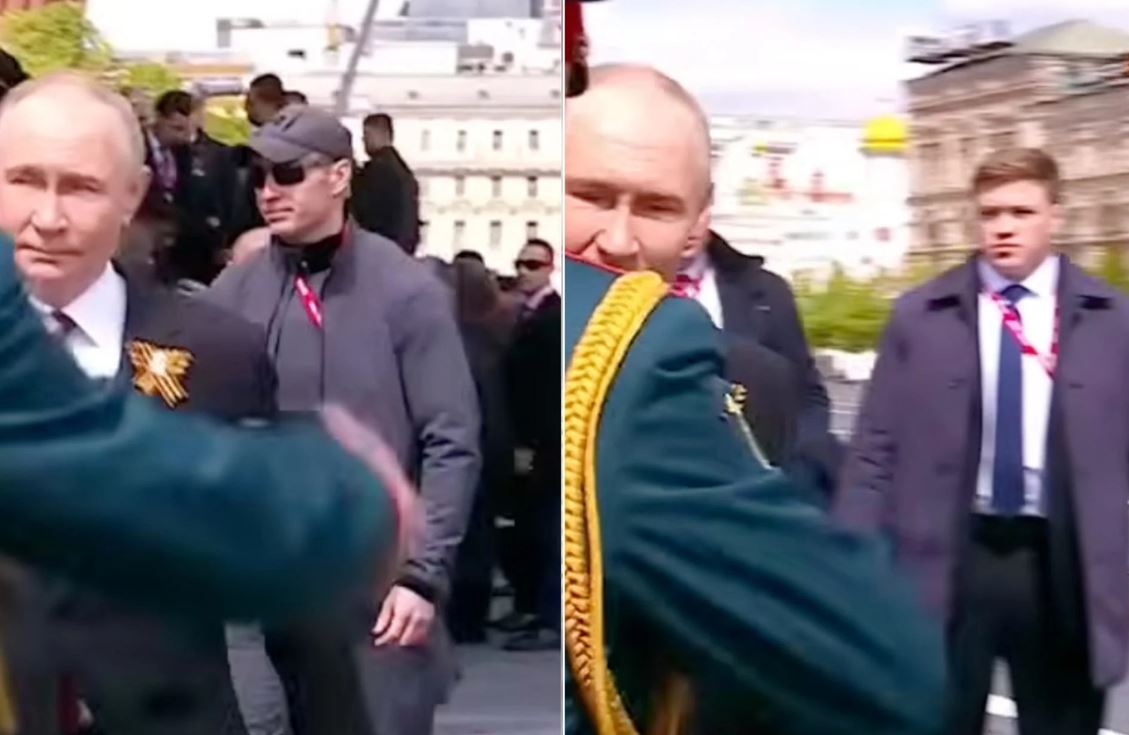 Putin fears for his life/ Bodyguard armed with Yolka, the hand-launched ...