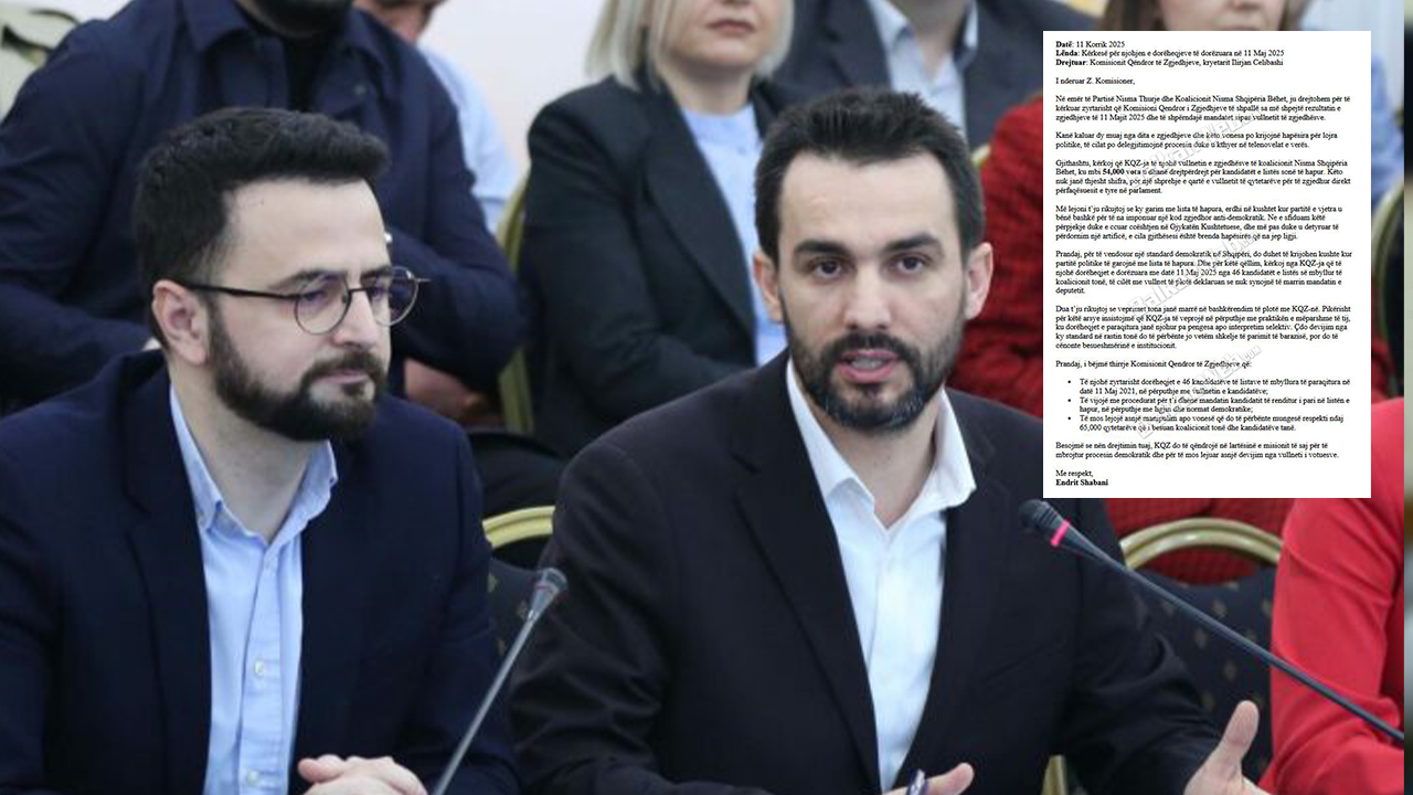His uncle asked for Lapaj's mandate! Endri Shabani's letter to the CEC ...