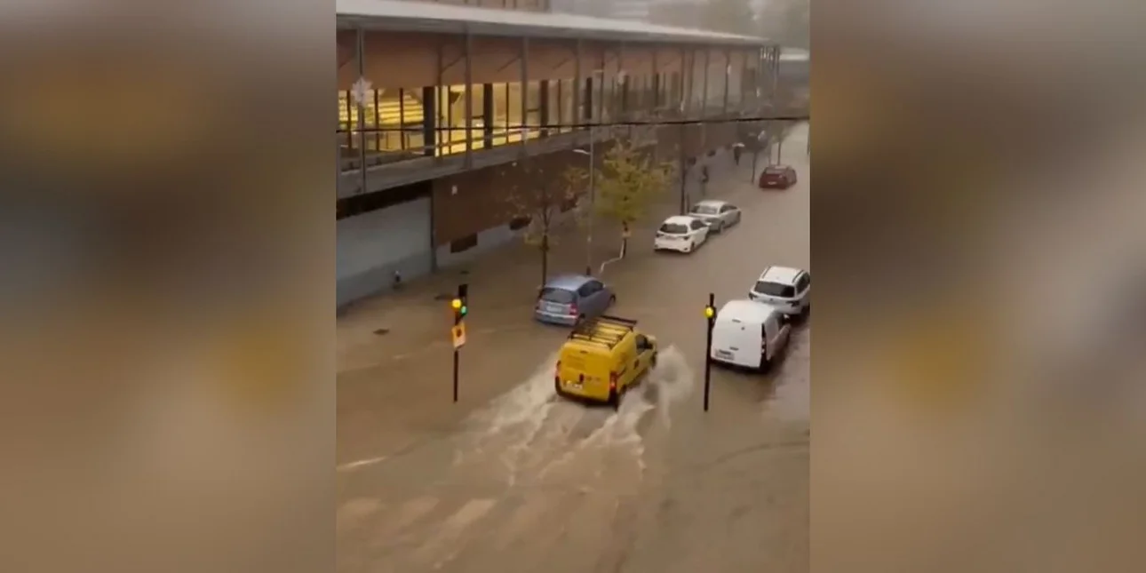 VIDEO/ Powerful storm in Spain, Barcelona streets flooded – Balkanweb ...