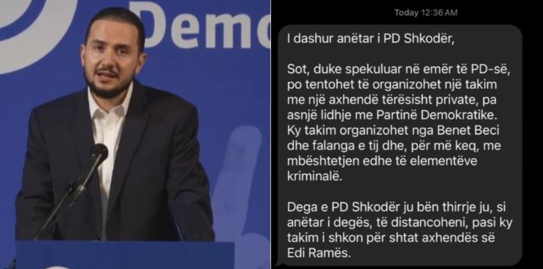 PD e Shkodrës mesazh strukturave: Takimi i Salianjit me agjendë private ...