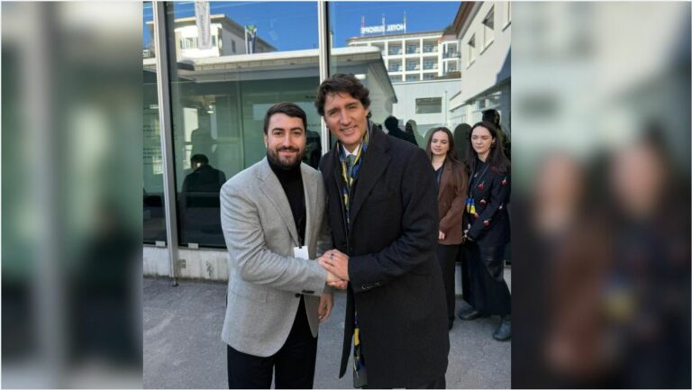 Fatmir Hysenbelliu meets former Canadian Prime Minister Justin Trudeau ...