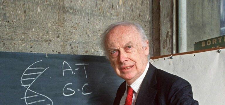Nobel Prize-winning scientist James Watson is photographed at Epstein's ...