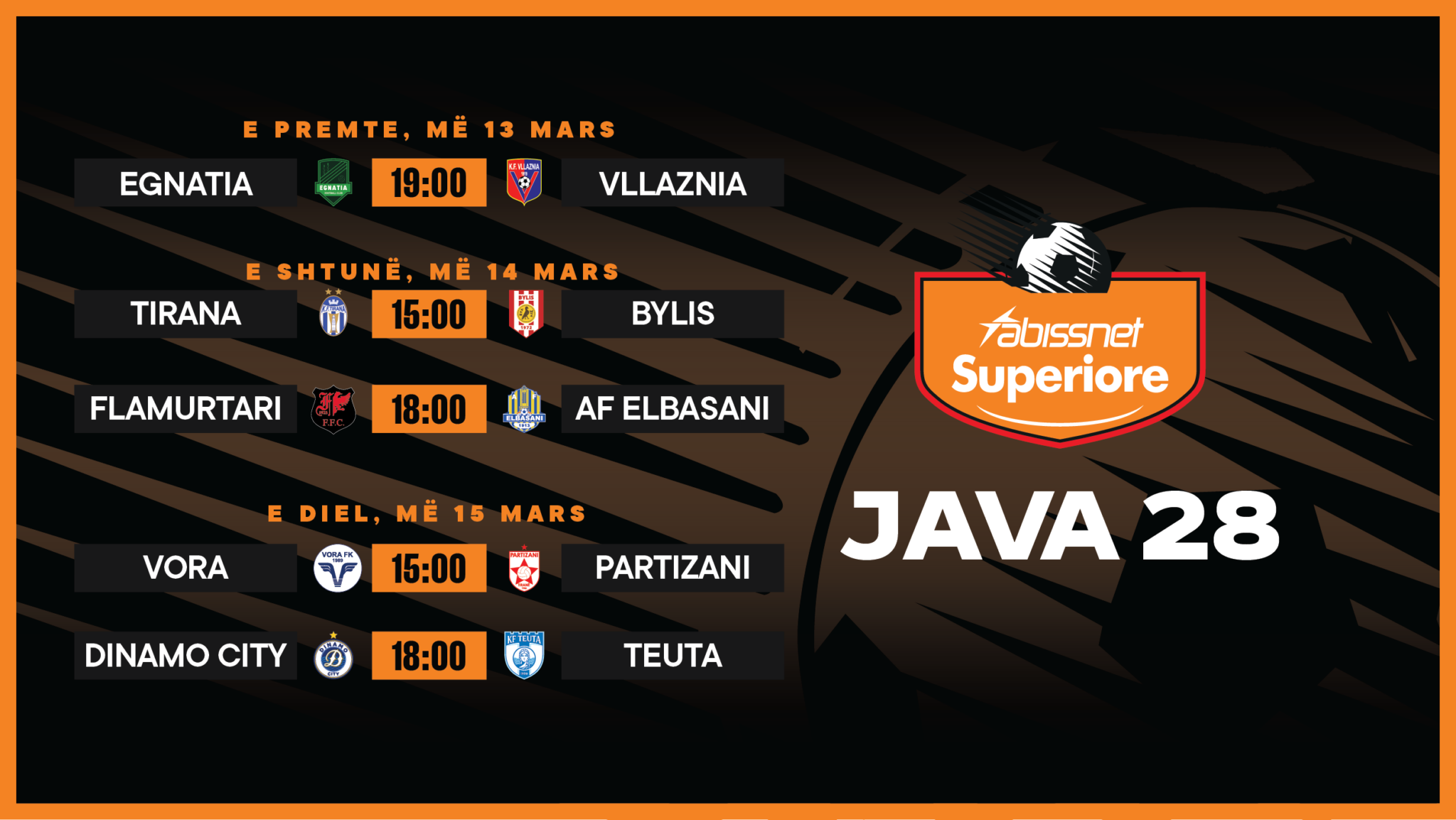 "Abissnet Superiore"/ Week 28 starts with the superduel Egnatia ...