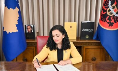 Kosovo, Vjosa Osmani ends her term as president, hands over her duties ...